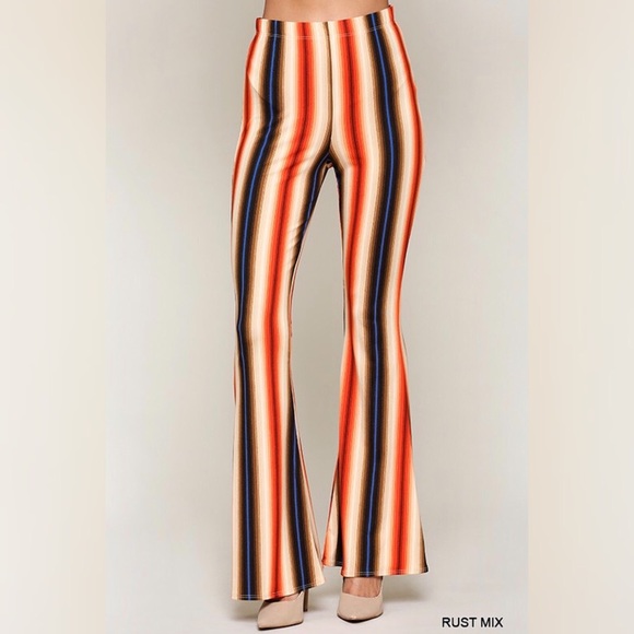 xoxoklowe | Pants & Jumpsuits | Trend Rust Brown Variegated Striped ...